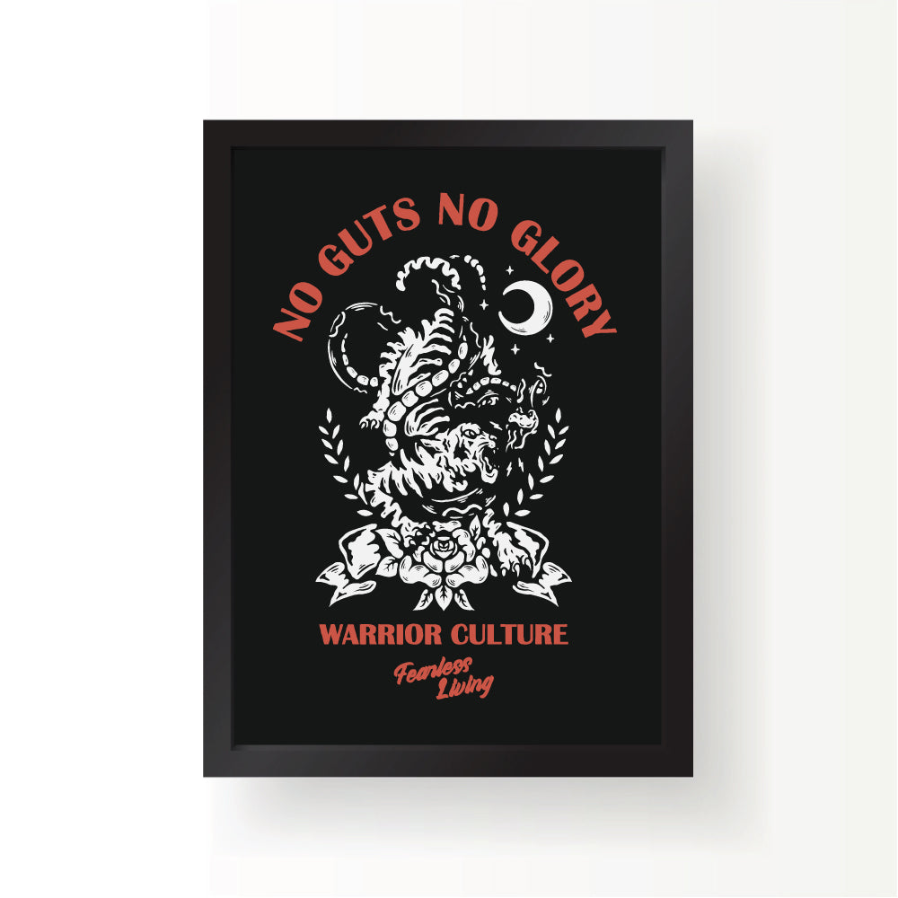 No Guts Print - Black Edition – Shock Mansion